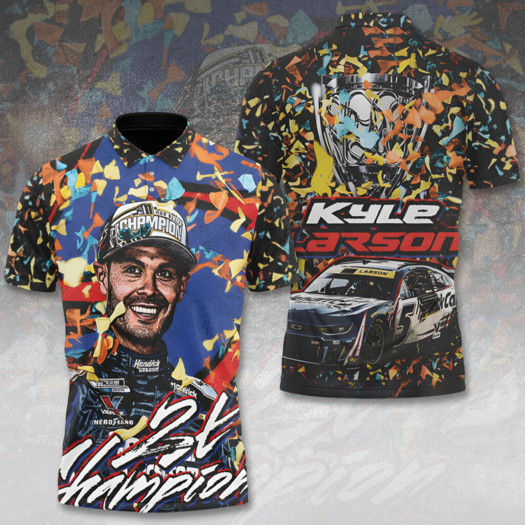 Kyle Larson 2025 NASCAR Cup Series Champion 3D Apparel – TANTN18426 ...