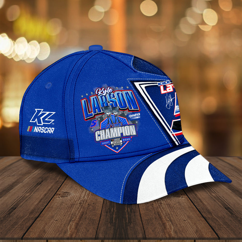 Kyle Larson 2025 NASCAR Cup Series Champion Classic Cap – HOATT14443 ...