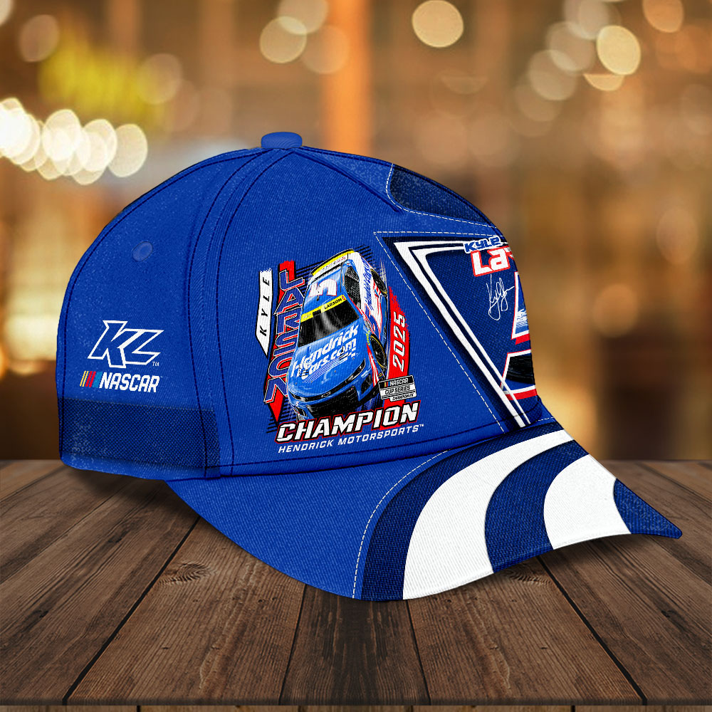 Kyle Larson 2025 NASCAR Cup Series Champion Classic Cap – HOATT14474 ...