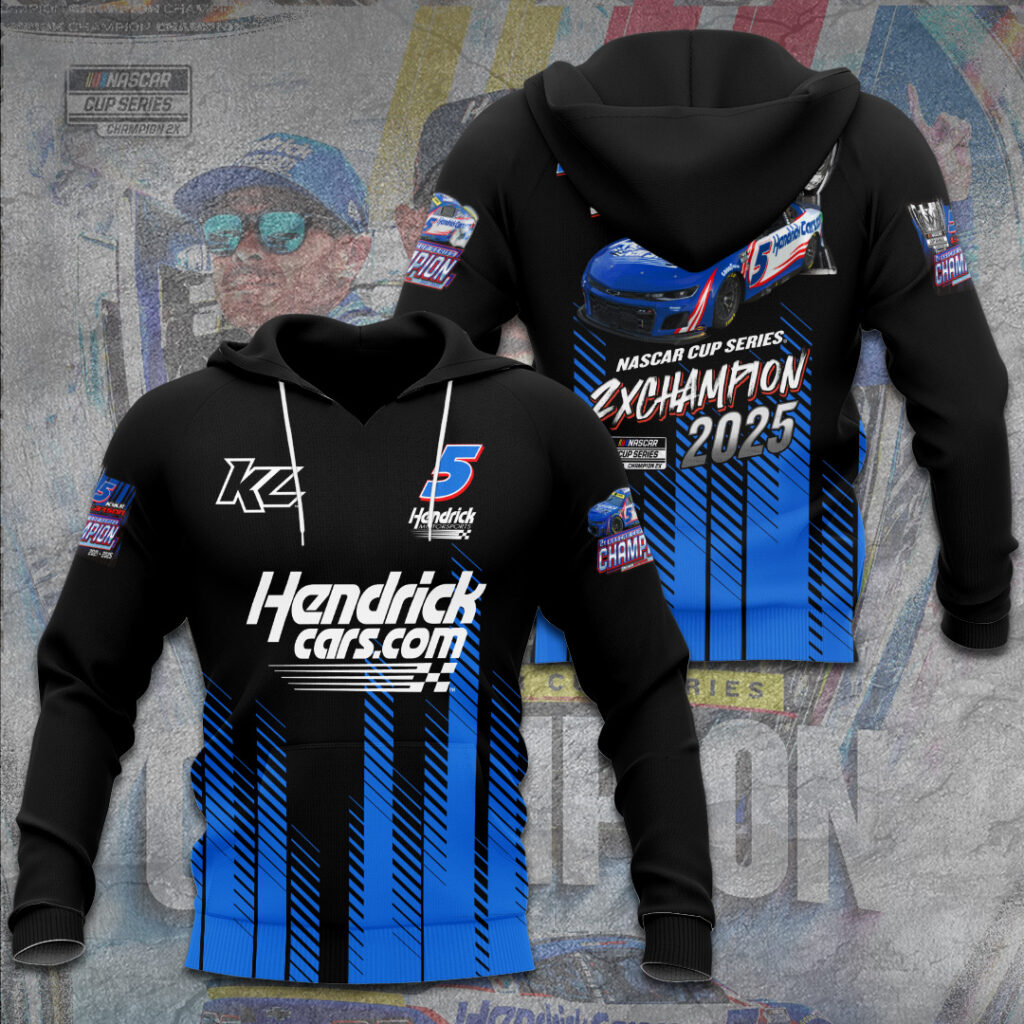 Kyle Larson 2025 NASCAR Cup Series Champion 3D Apparel – TANTN18530 ...