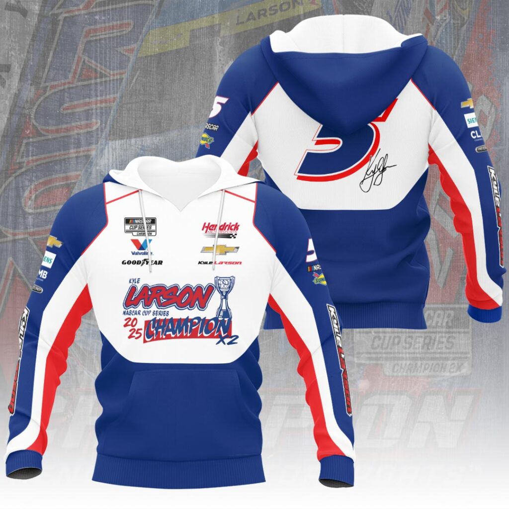Kyle Larson 2025 NASCAR Cup Series Champion 3D Apparel – HOATT14405 ...