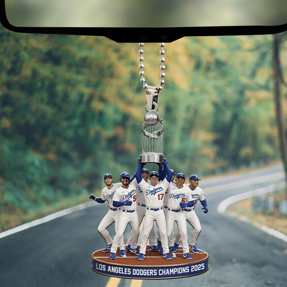 Los Angeles Dodgers World Series 2025 Custom shape 2-sided Acrylic Car ...