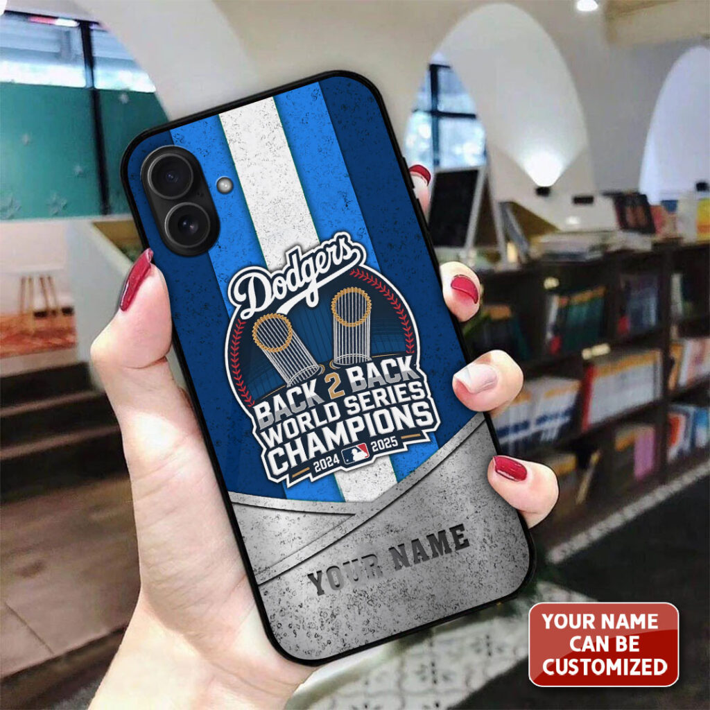 Personalized Los Angeles Dodgers World Series 2025 Phone Case ...