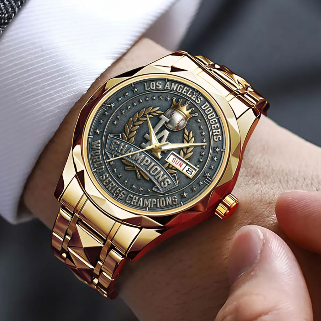 Los Angeles Dodgers Alloy Luxury Quartz Watch – TMTHU1908 | Gifnestbuys