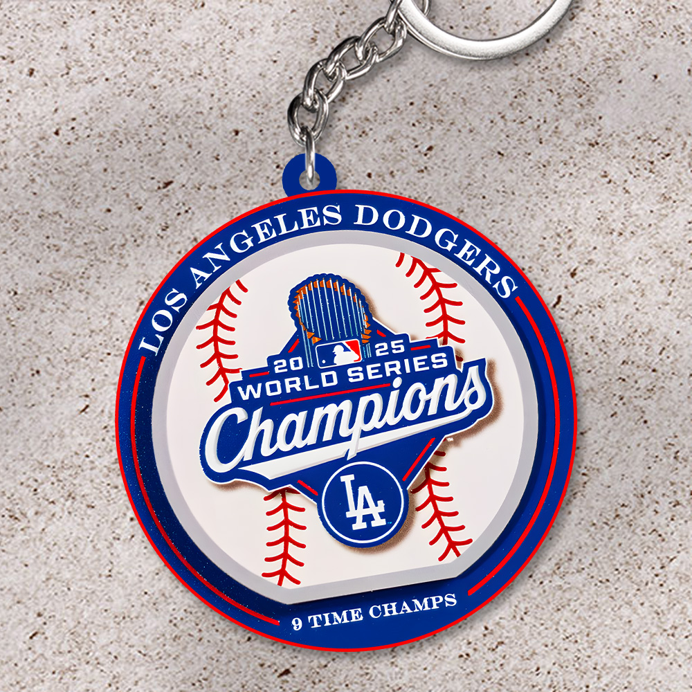 Los Angeles Dodgers 2025 World Series Champions Custom Shape 2-sided ...