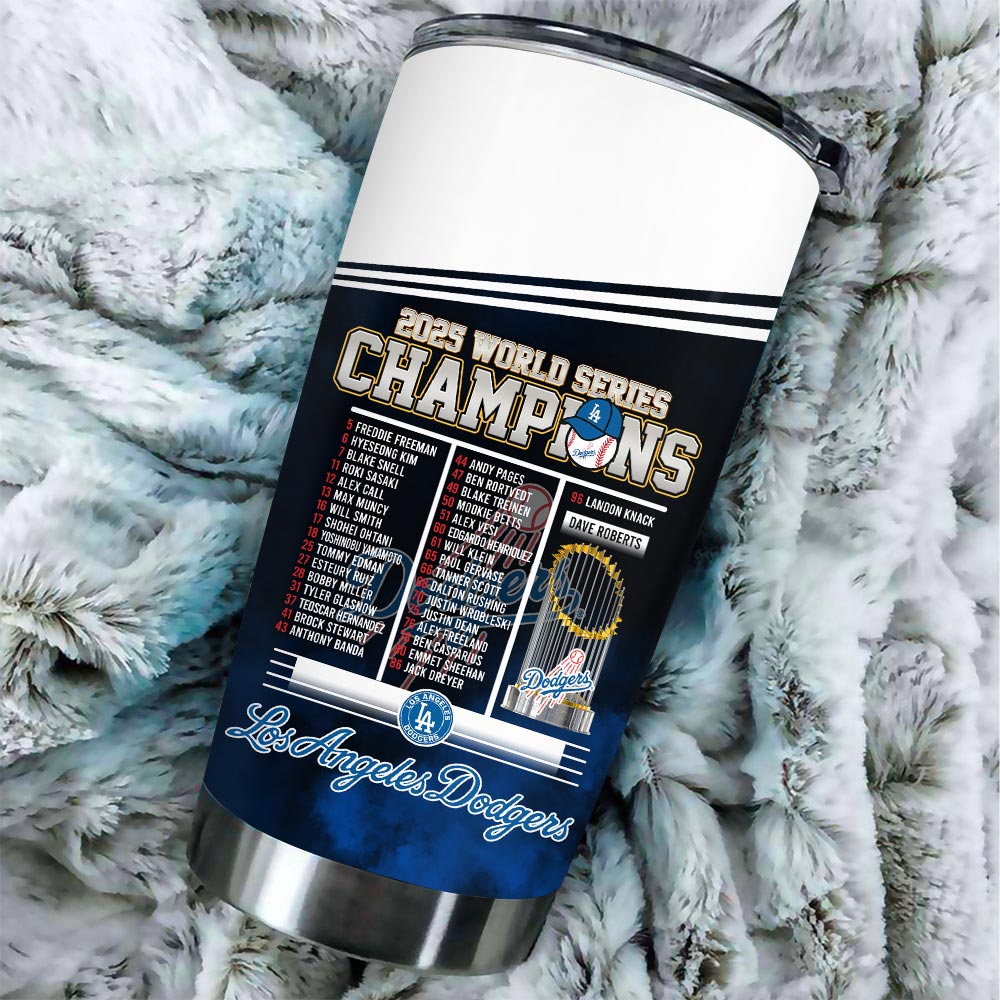 Los Angeles Dodgers 2025 World Series Champions Tumbler Cup ...