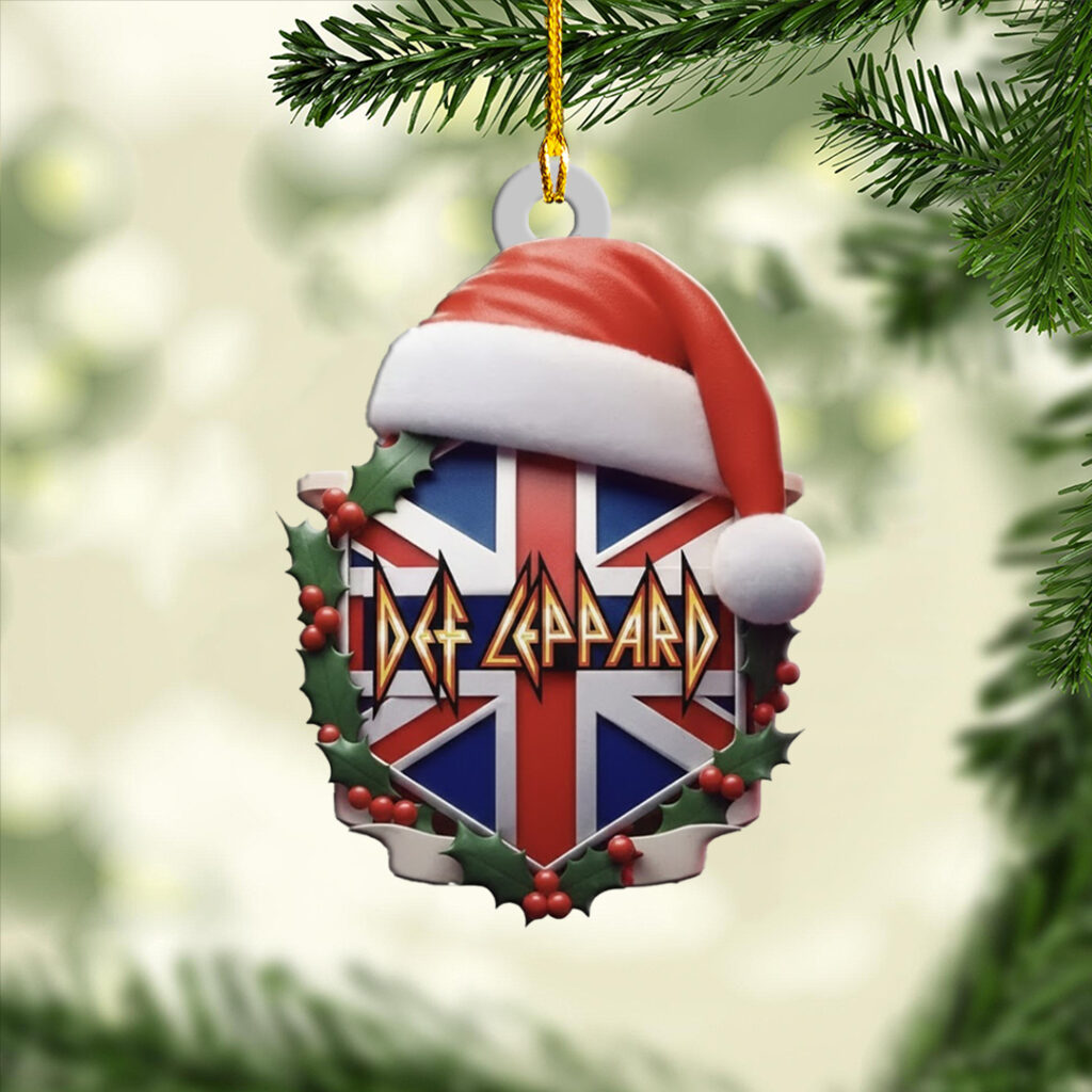 6PCS Def Leppard 2025 Custom Shape 2-Side Printed Acrylic Ornament ...