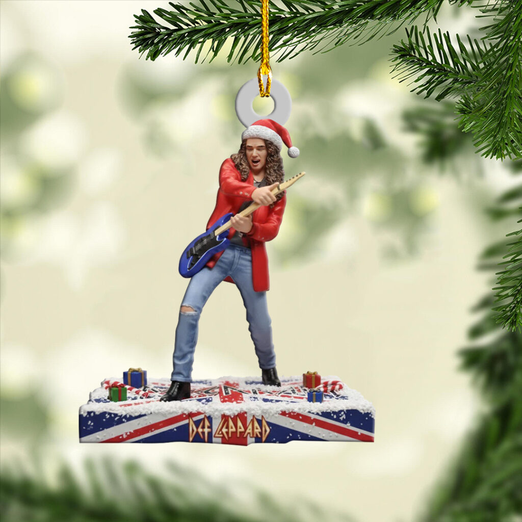 6PCS Def Leppard 2025 Custom Shape 2-Side Printed Acrylic Ornament ...