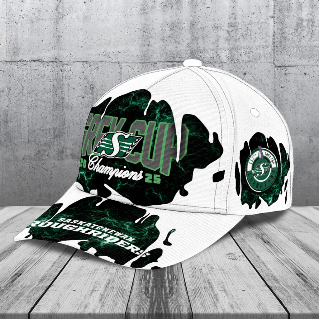 Saskatchewan Roughriders 2025 Grey Cup Champions Classic Cap ...