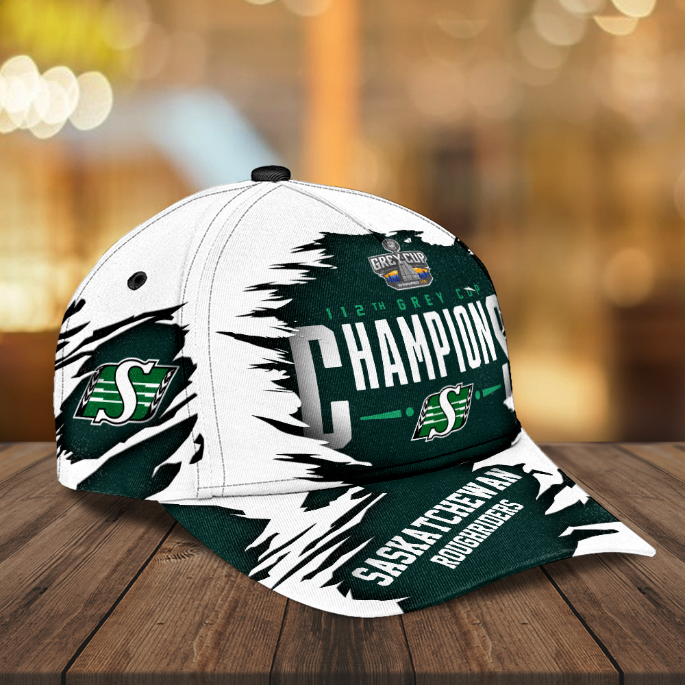 Saskatchewan Roughriders 2025 Grey Cup Champions Classic Cap ...