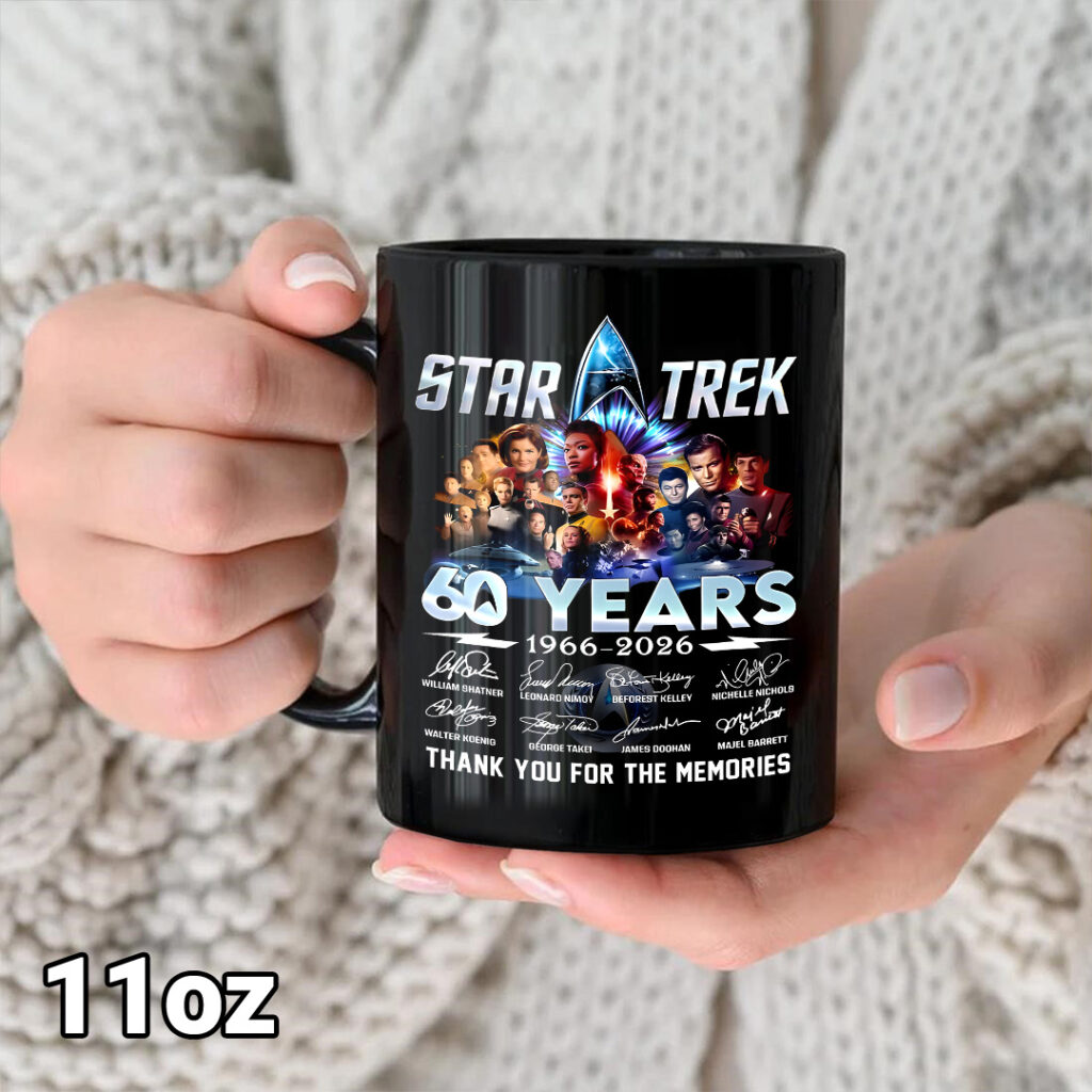 Star Trek 60 Years Ceramic Mug – MAITM13865 | Gifnestbuys
