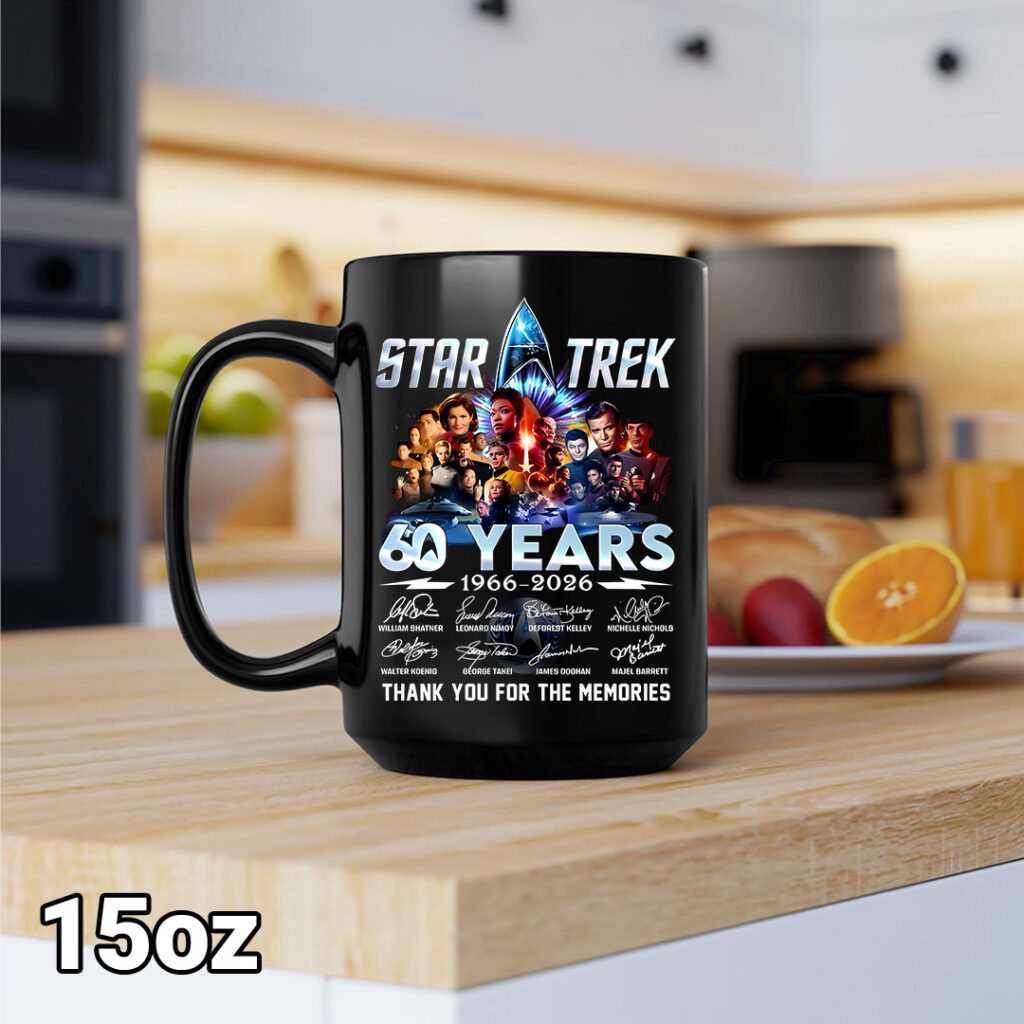 Star Trek 60 Years Ceramic Mug – MAITM13865 | Gifnestbuys