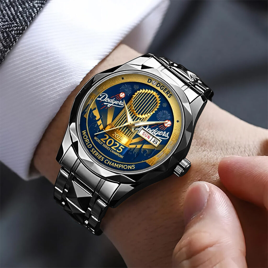 Los Angeles Dodgers World Series 2025 Alloy Luxury Quartz Watch ...