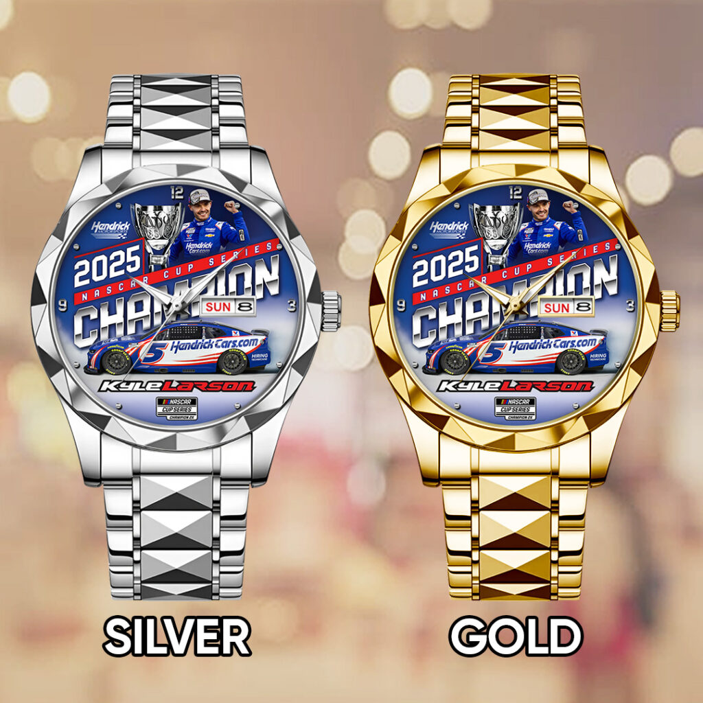 Kyle Larson 2025 NASCAR Cup Series Champion Alloy Luxury Quartz Watch ...