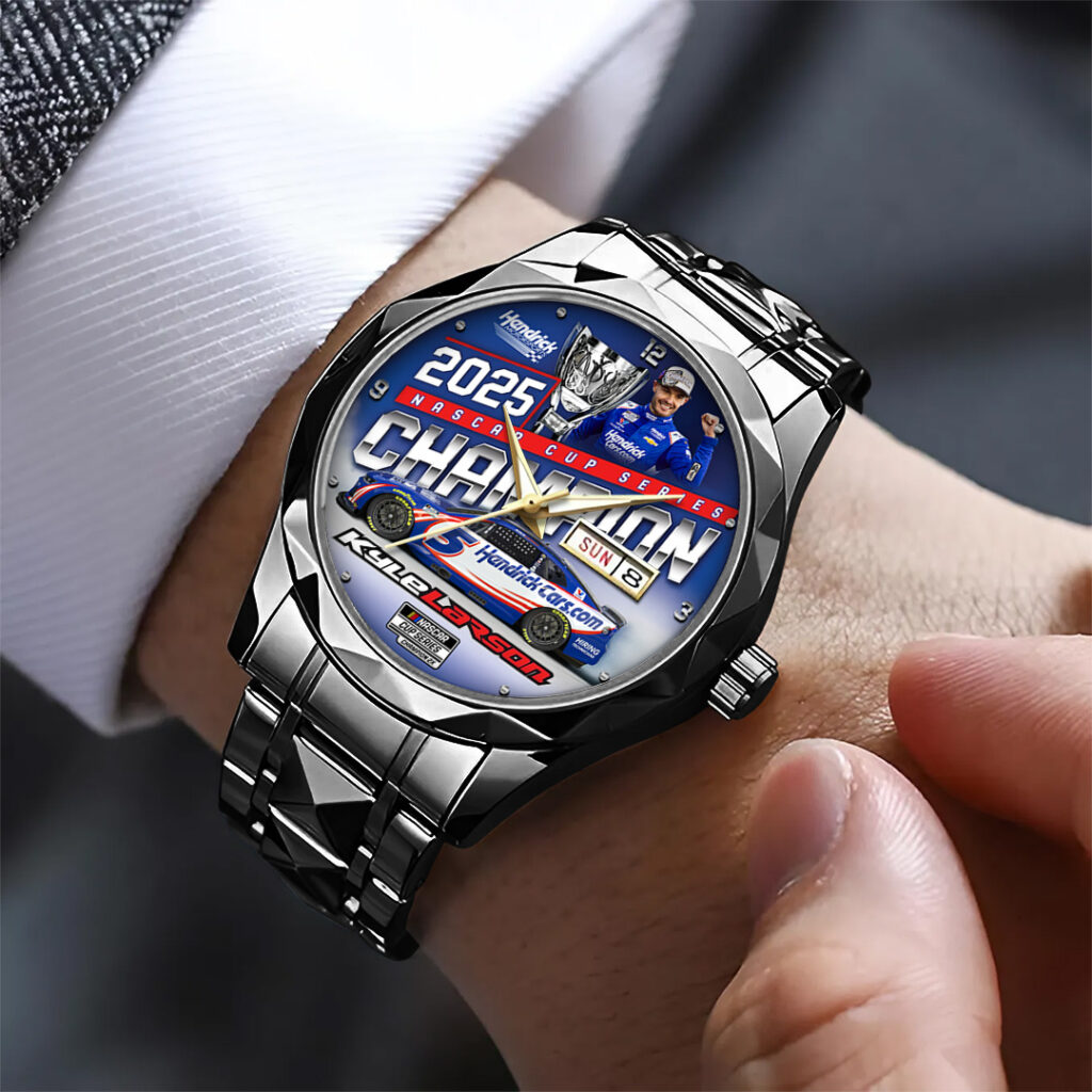 Kyle Larson 2025 NASCAR Cup Series Champion Alloy Luxury Quartz Watch ...