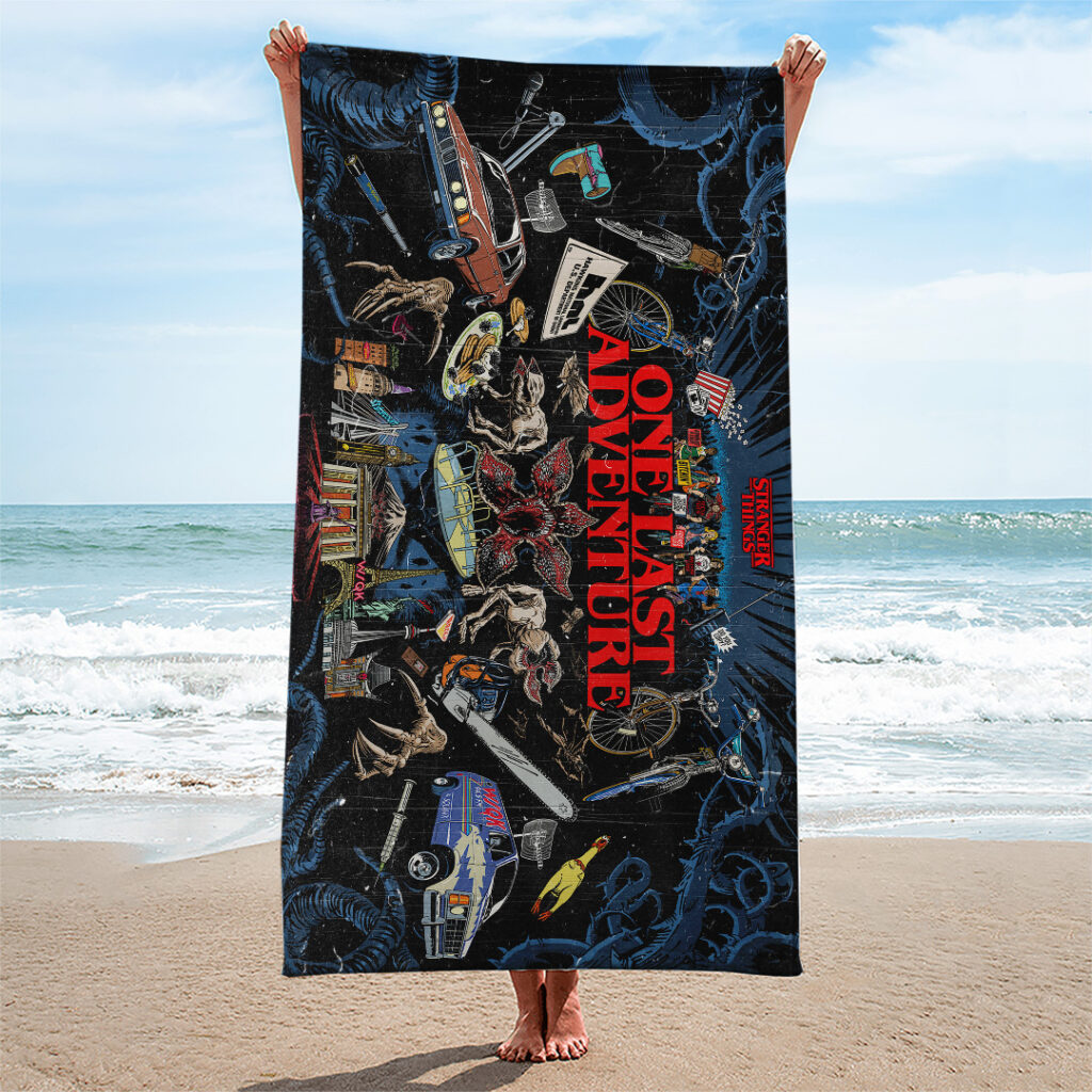 Stranger Things Rectangle Beach Towel – TANTN18998 | Gifnestbuys