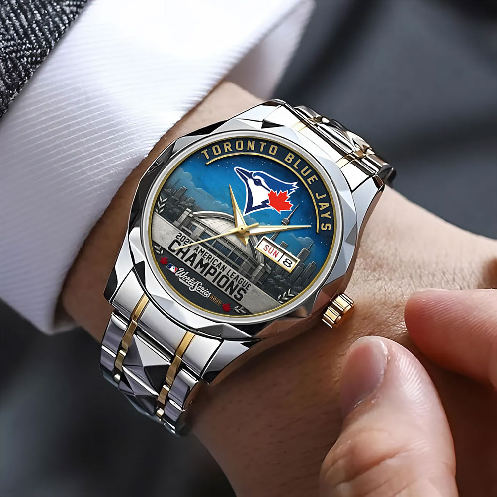 Toronto Blue Jays 2025 American League Champions Alloy Luxury Quartz ...