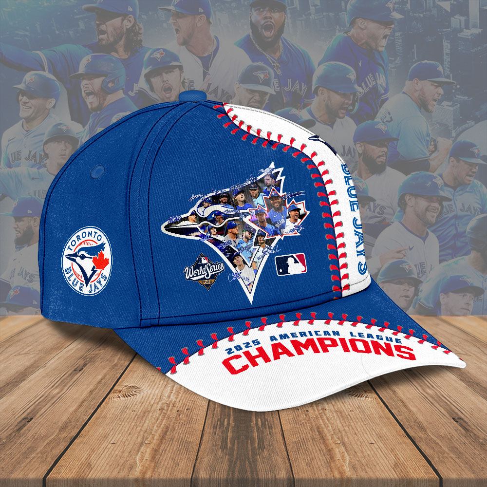 Toronto Blue Jays 2025 American League Champions Classic Cap ...