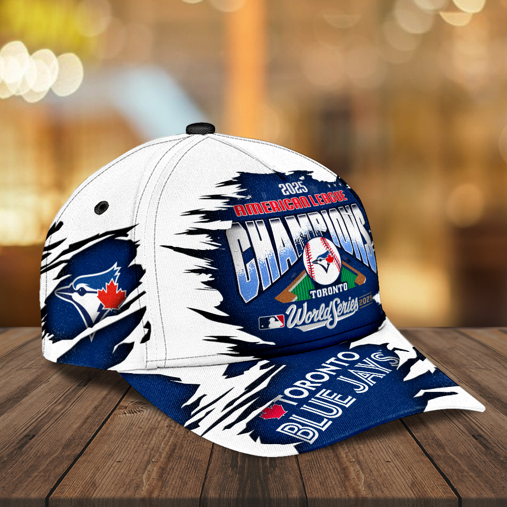 Toronto Blue Jays 2025 American League Champions Classic Cap ...