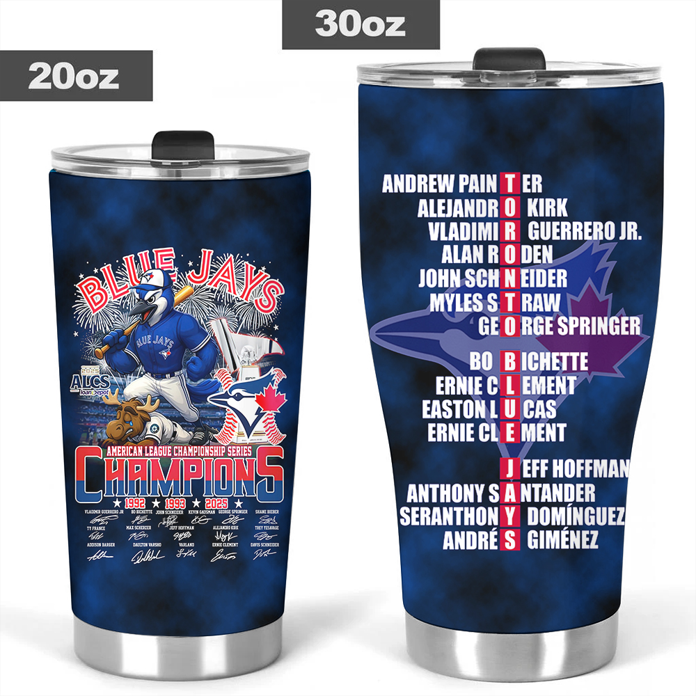 Toronto Blue Jays 2025 American League Champions Tumbler Cup ...