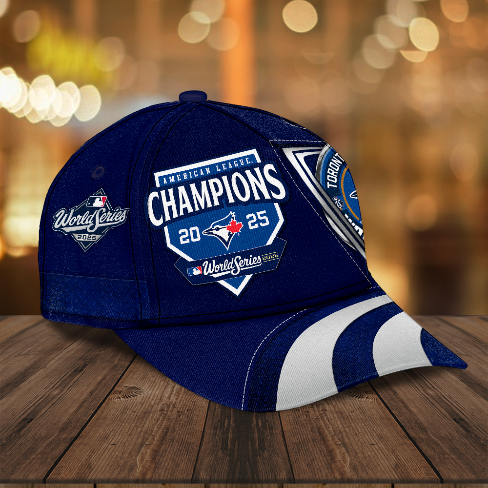 Toronto Blue Jays 2025 American League Champions Classic Cap ...