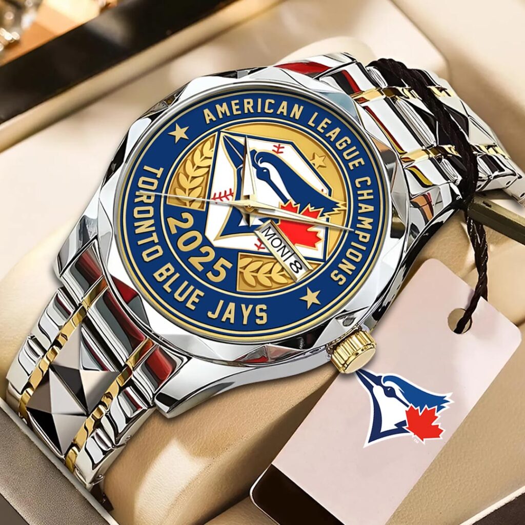 Toronto Blue Jays 2025 American League Champions Alloy Luxury Quartz ...