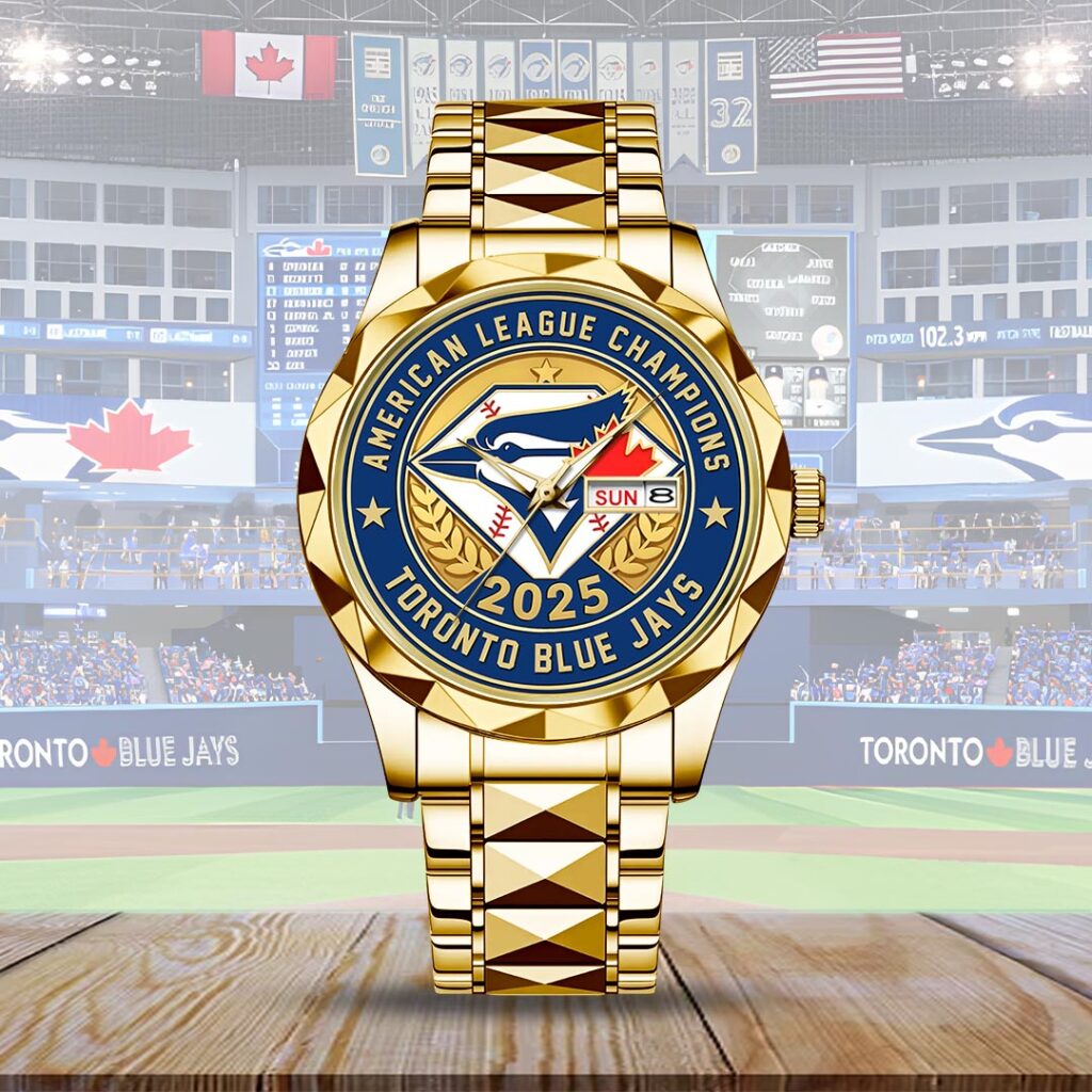 Toronto Blue Jays 2025 American League Champions Alloy Luxury Quartz ...