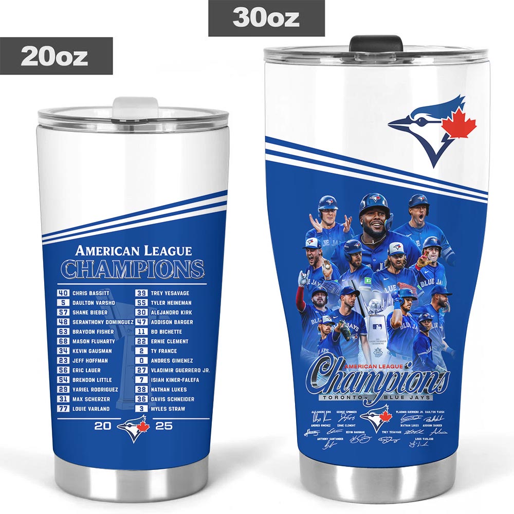 Toronto Blue Jays 2025 American League Champions Tumbler Cup ...