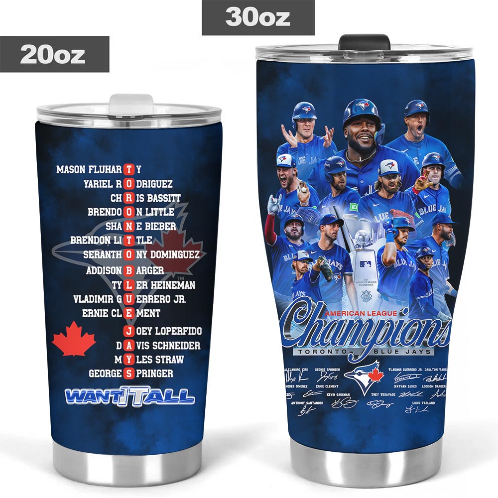 Toronto Blue Jays 2025 American League Champions Tumbler Cup ...
