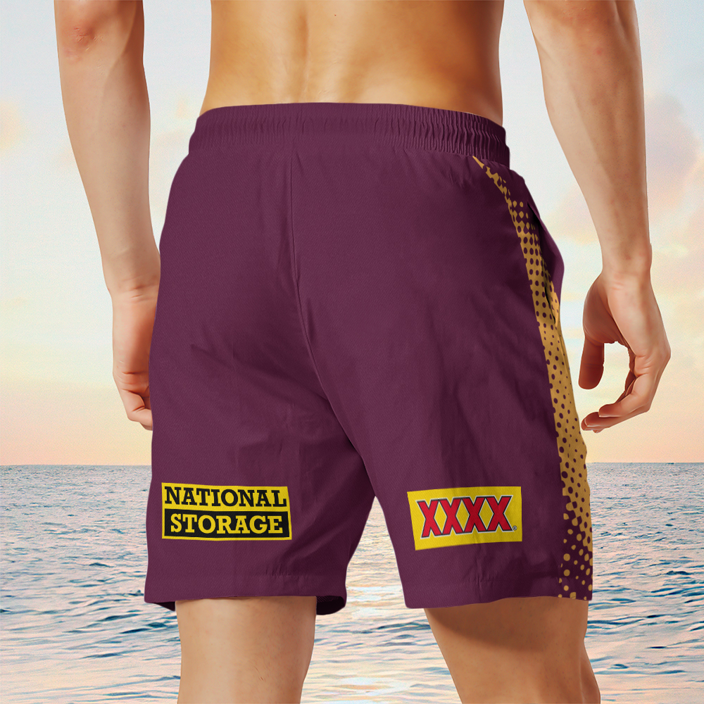 Brisbane Broncos 2026 3D Casual Shorts – HOATT14912 | Gifnestbuys