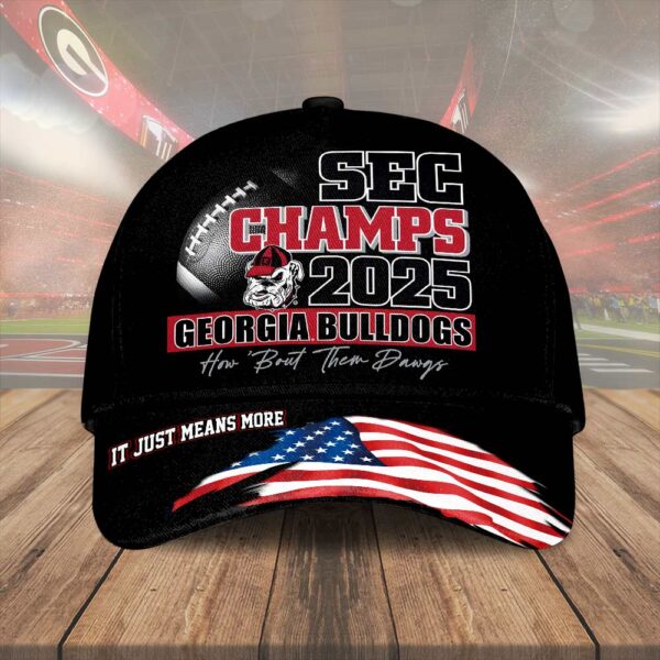 Georgia Bulldogs Football 2025 SEC Football Champions 3D Apparel ...