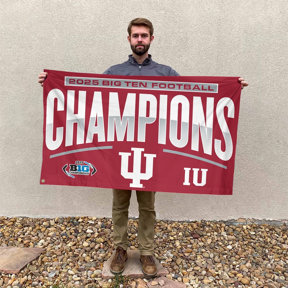 Indiana Hoosiers Football 2025 Big Ten Champions 3D Double-side House ...