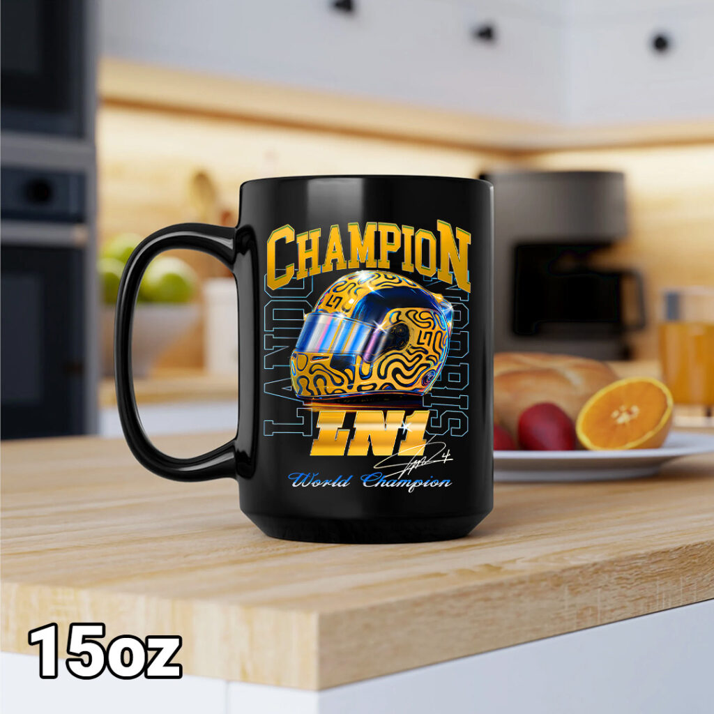 McLaren x Lando Norris World Champion 2025 Ceramic Mug – TMTHU2537 ...