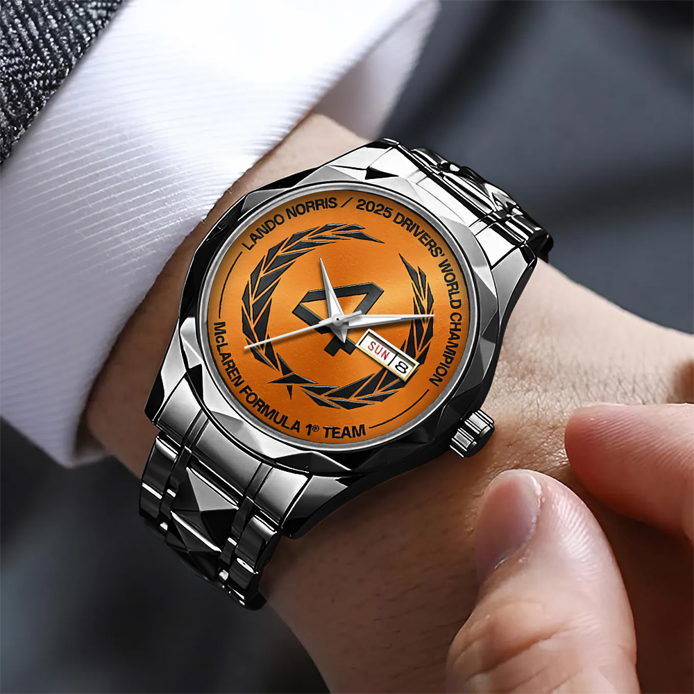 McLaren x Lando Norris World Champions 2025 Alloy Luxury Quartz Watch ...