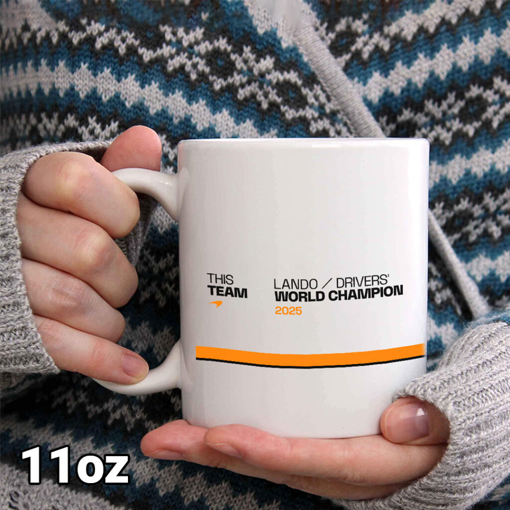 McLaren x Lando Norris World Champions 2025 Ceramic Mug – TANTN19169 ...