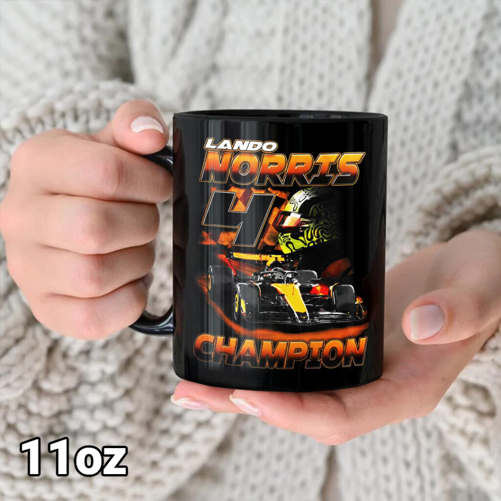 McLaren x Lando Norris World Champions 2025 Ceramic Mug – TMTHU2686 ...