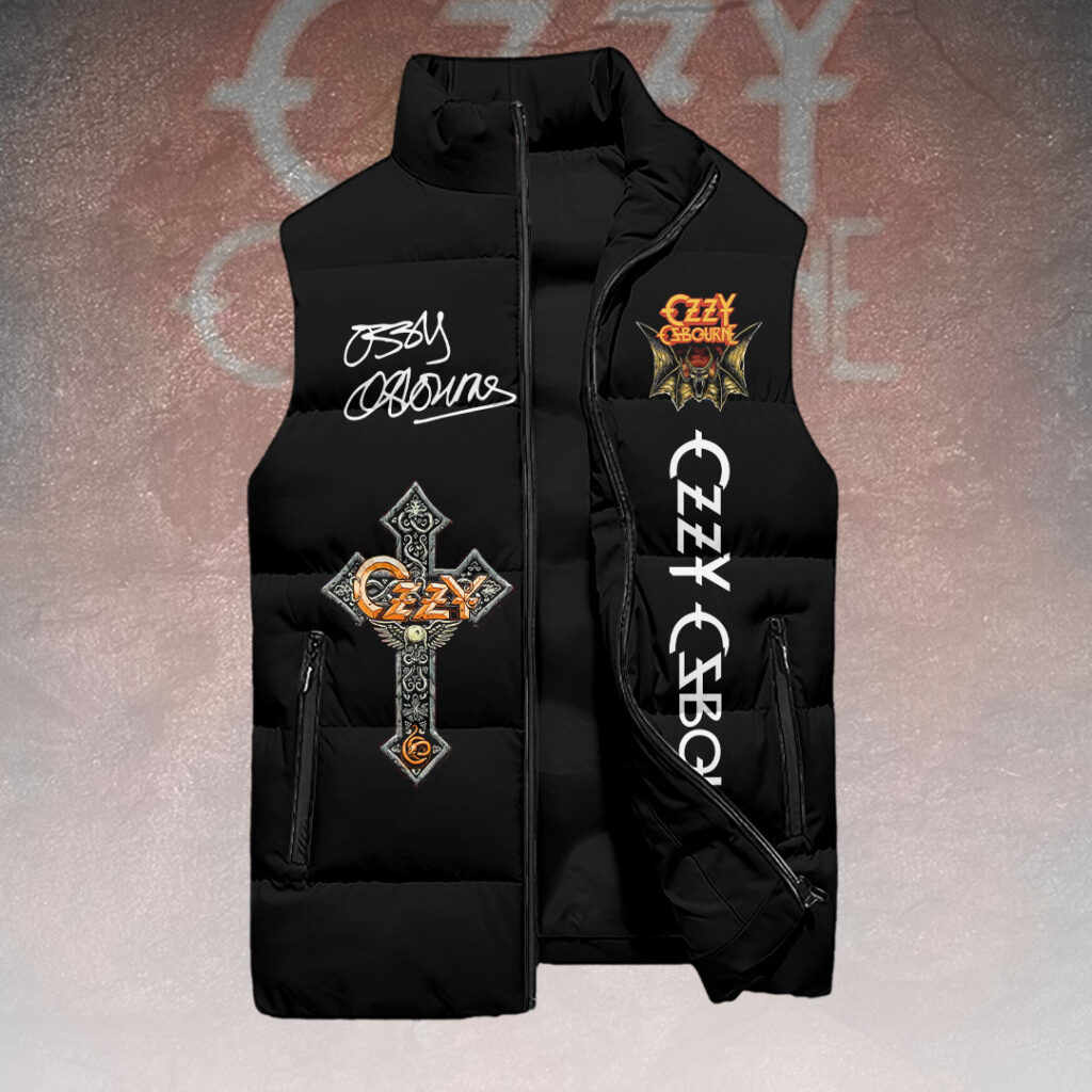 Ozzy Osbourne 3D Sleeveless Down Jacket – HOATT14977 | Gifnestbuys