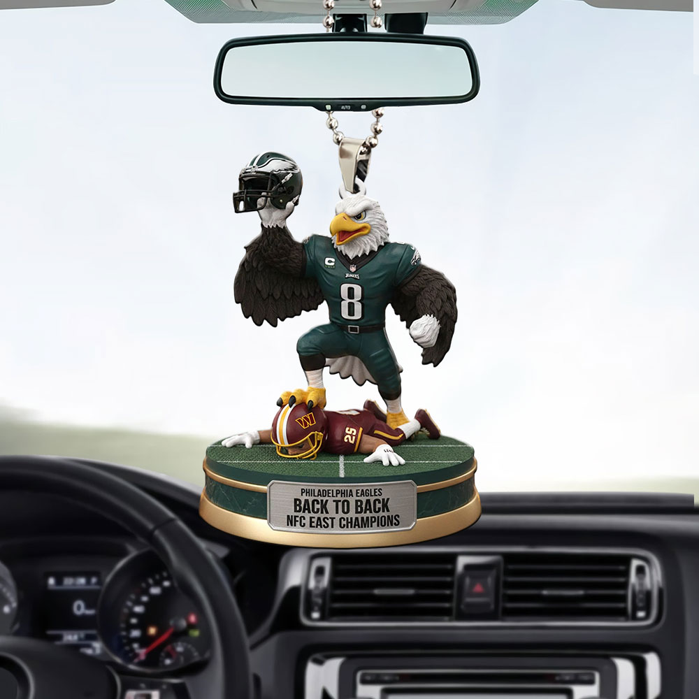 Philadelphia Eagles 2025 NFC East Division Champions Custom shape 2 ...