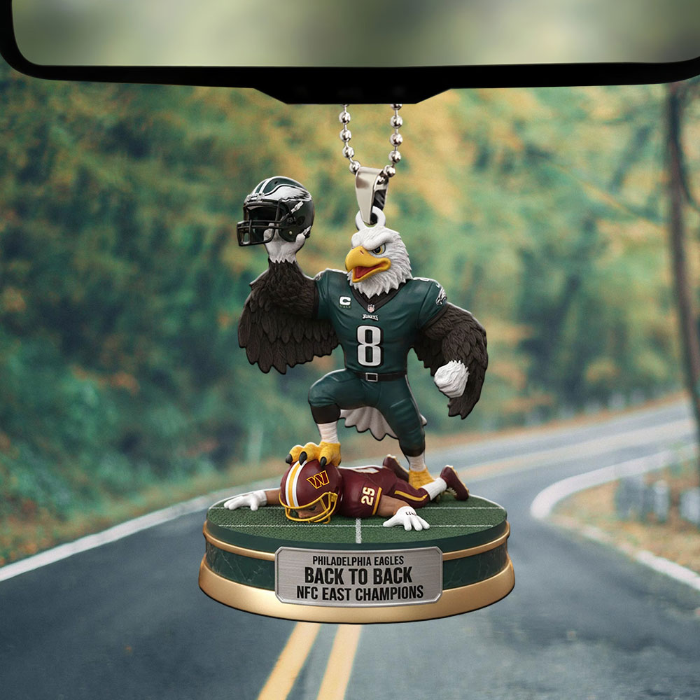 Philadelphia Eagles 2025 NFC East Division Champions Custom shape 2 ...