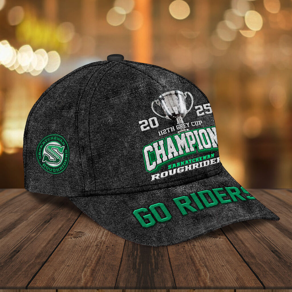 Saskatchewan Roughriders 2025 Grey Cup Champions Classic Cap ...