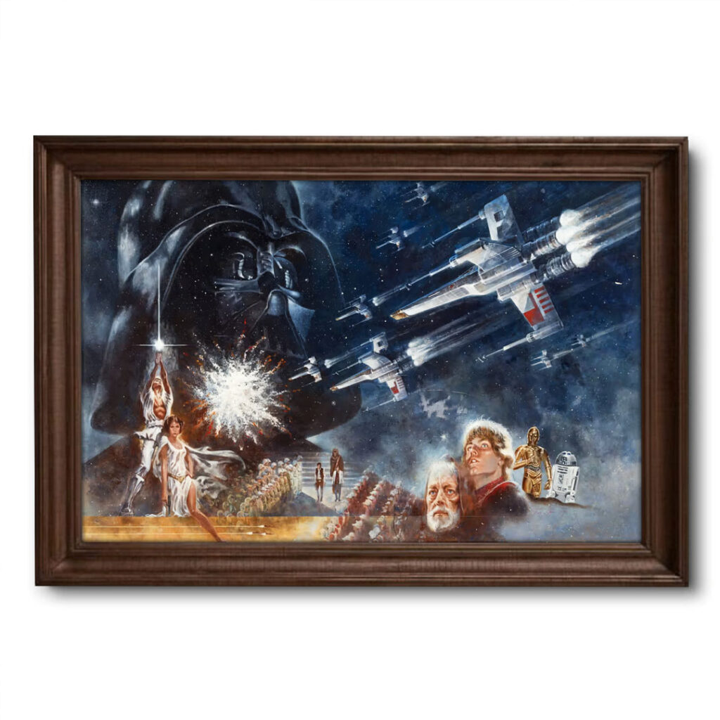Star Wars Rectangle Canvas With Inner Frame – TMTHU2650 | Gifnestbuys