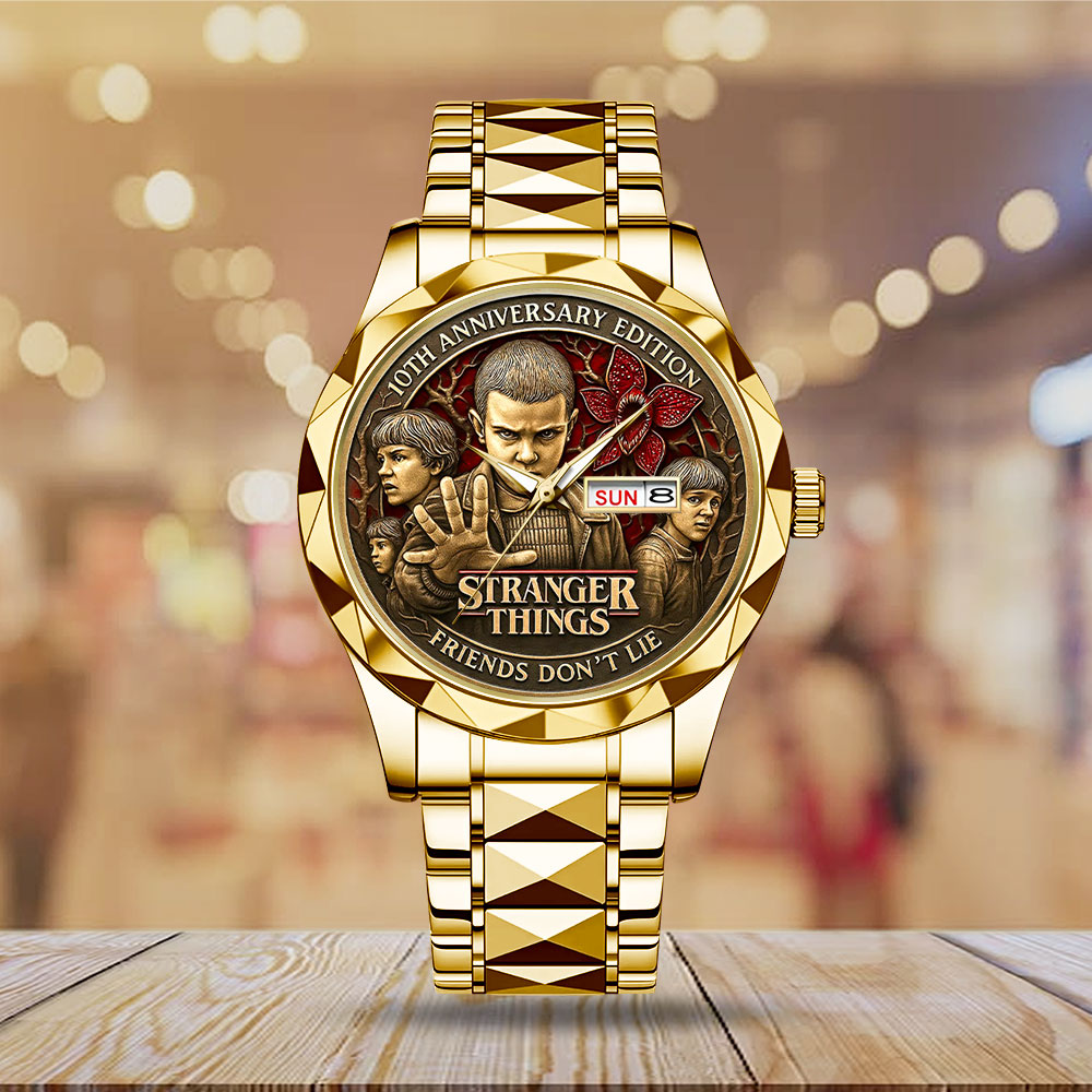 Stranger Things 10th Anniversary Alloy Luxury Quartz Watch – MAITM14048 ...