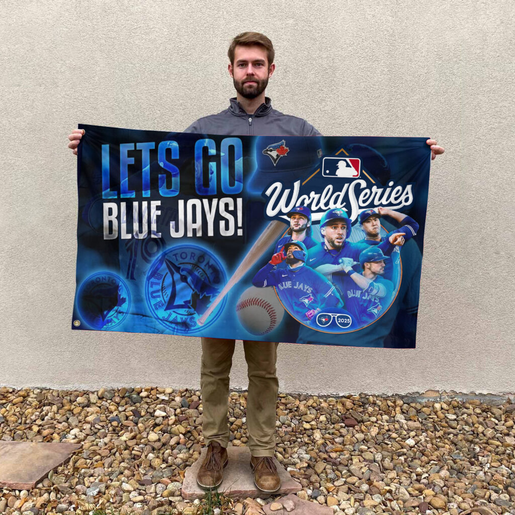 Toronto Blue Jays 3D Double-side House Flag – GNENEW781 | Gifnestbuys
