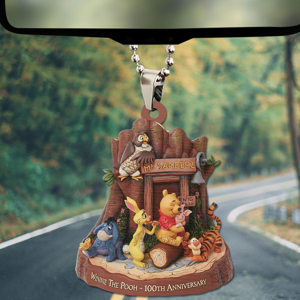 Winnie-the-Pooh 100th Anniversary Custom shape 2-sided Acrylic Car ...
