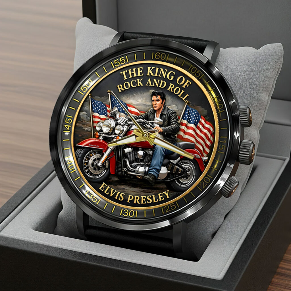 Elvis Presley Black Stainless Steel Watch – HOATT15479 | Gifnestbuys
