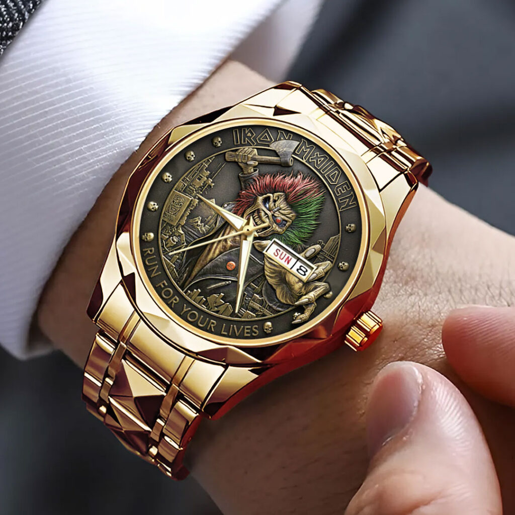 Iron Maiden Alloy Luxury Quartz Watch – GNENEW817 | Gifnestbuys
