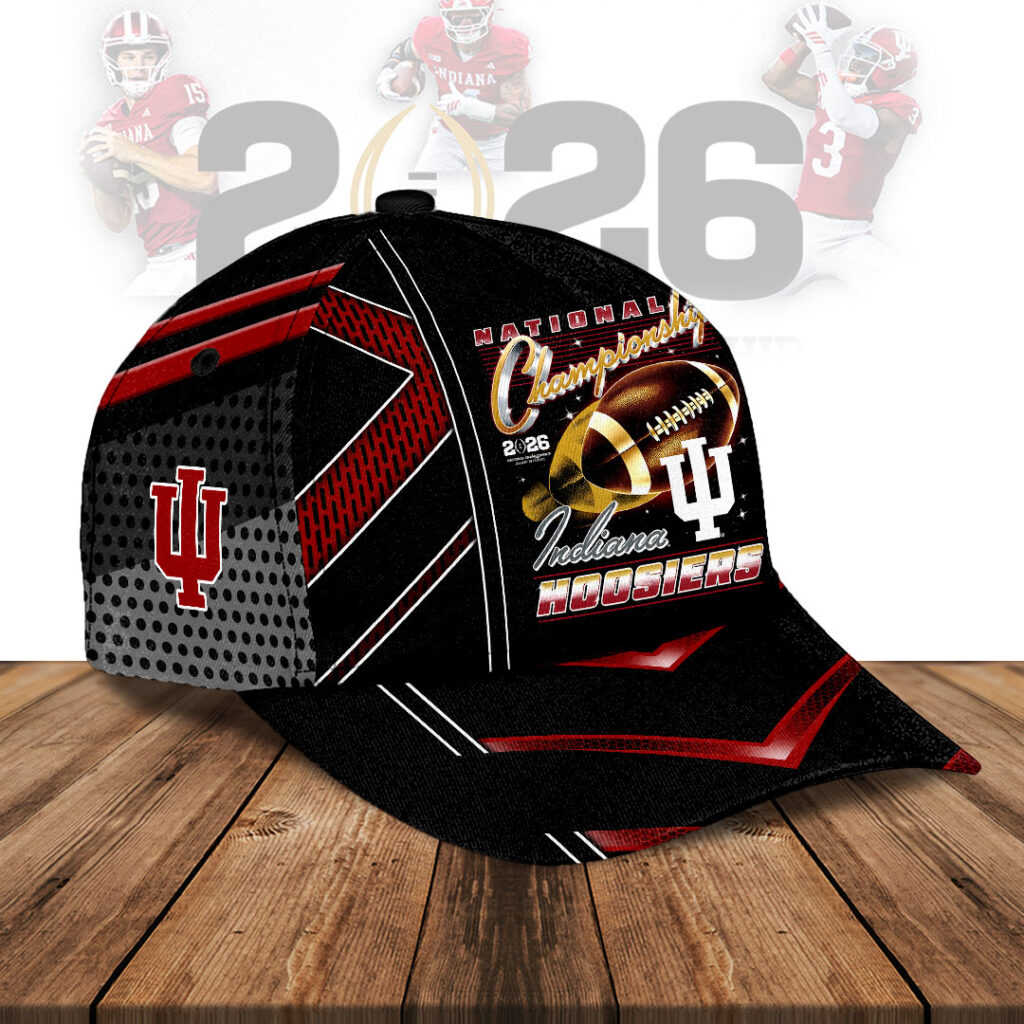 Indiana Hoosiers Football 2026 National Championship Classic Cap ...
