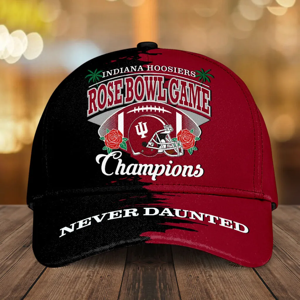 Indiana Hoosiers Football 2026 Rose Bowl Champions Classic Cap ...