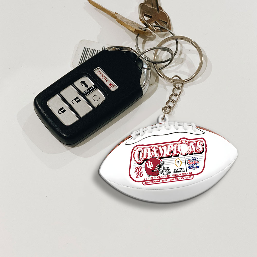 Indiana Hoosiers Football Peach Bowl Champions Custom Shape 2-sided ...