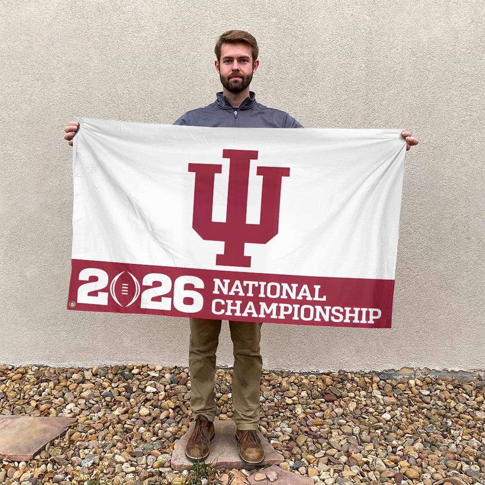 Indiana Hoosiers Football 2026 National Championship 3D Double-side ...